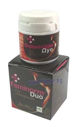 ФЕМИНОРМ ДУО - възстановява хормоналния баланс при жени в период на ...
