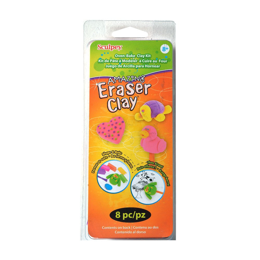 Детски комплект Amazing Eraser Clay Kit Sculpey, гумички | NewAge.bg
