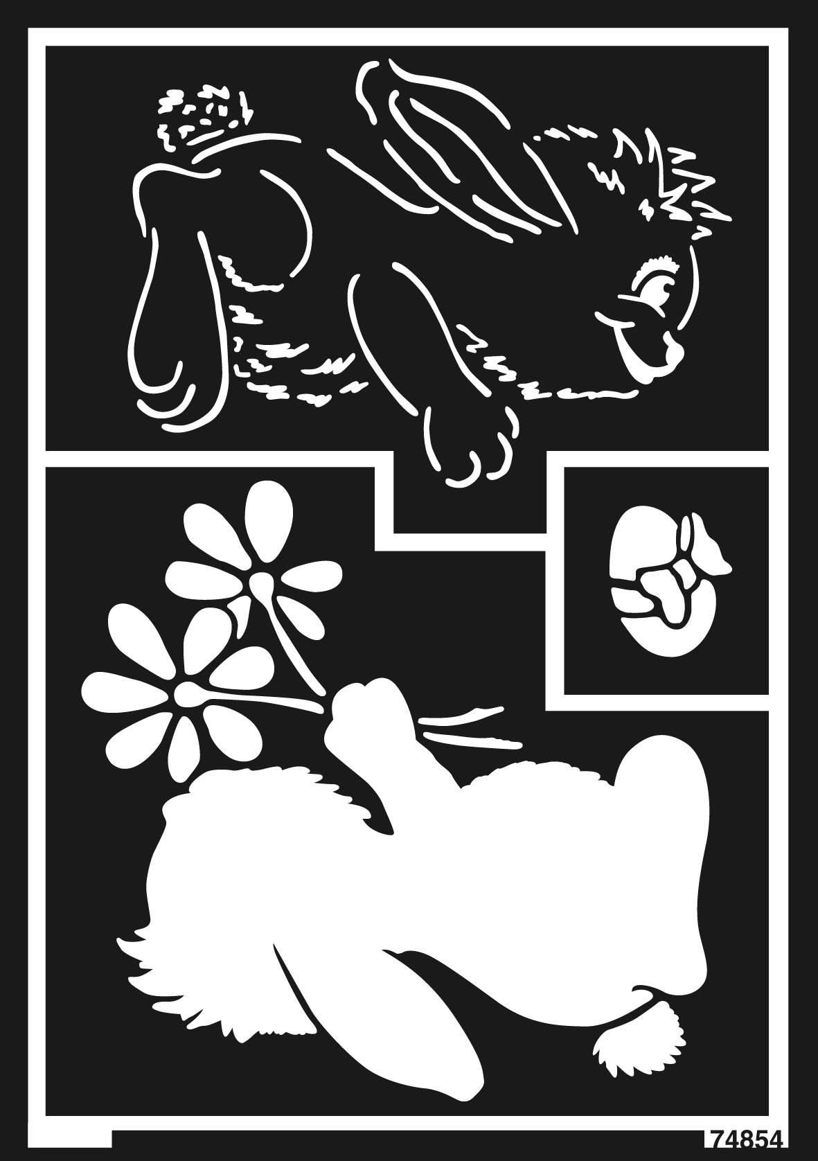 Шаблон за декориране на прозорци Window Style, Haschen, A5 | NewAge.bg