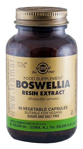 БОСВЕЛИЯ - укрепва дихателната система - капсули х 60 броя, SOLGAR ...