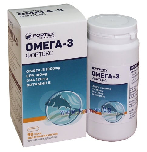 ОМЕГА 3 - подпомага нервната и сърдечно-съдовата система - капсули 1000 ...