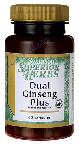 СУОНСЪН ДВОЕН ЖЕН ШЕН ПЛЮС капсули * 60 | NewAge.bg