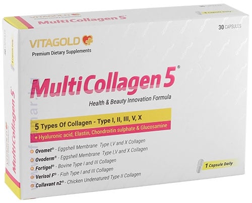 МУЛТИКОЛАГЕН 5 капсули * 30 ВИТАГОЛД | NewAge.bg