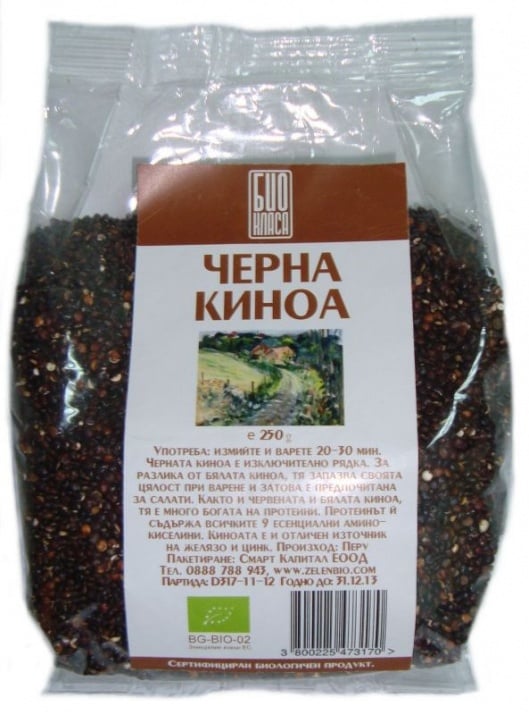 БИО ЧЕРНА КИНОА 250 гр., БИО КЛАСА | NewAge.bg